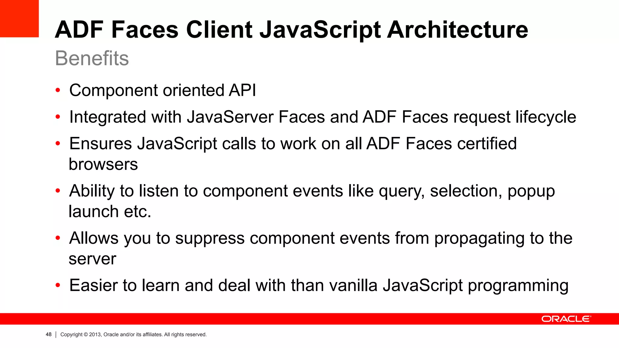 Oracle Adf Architecture Tv Development Programming Best Practices Ppt