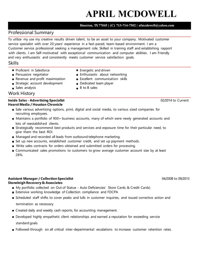 April E McDowell Resume. | PDF