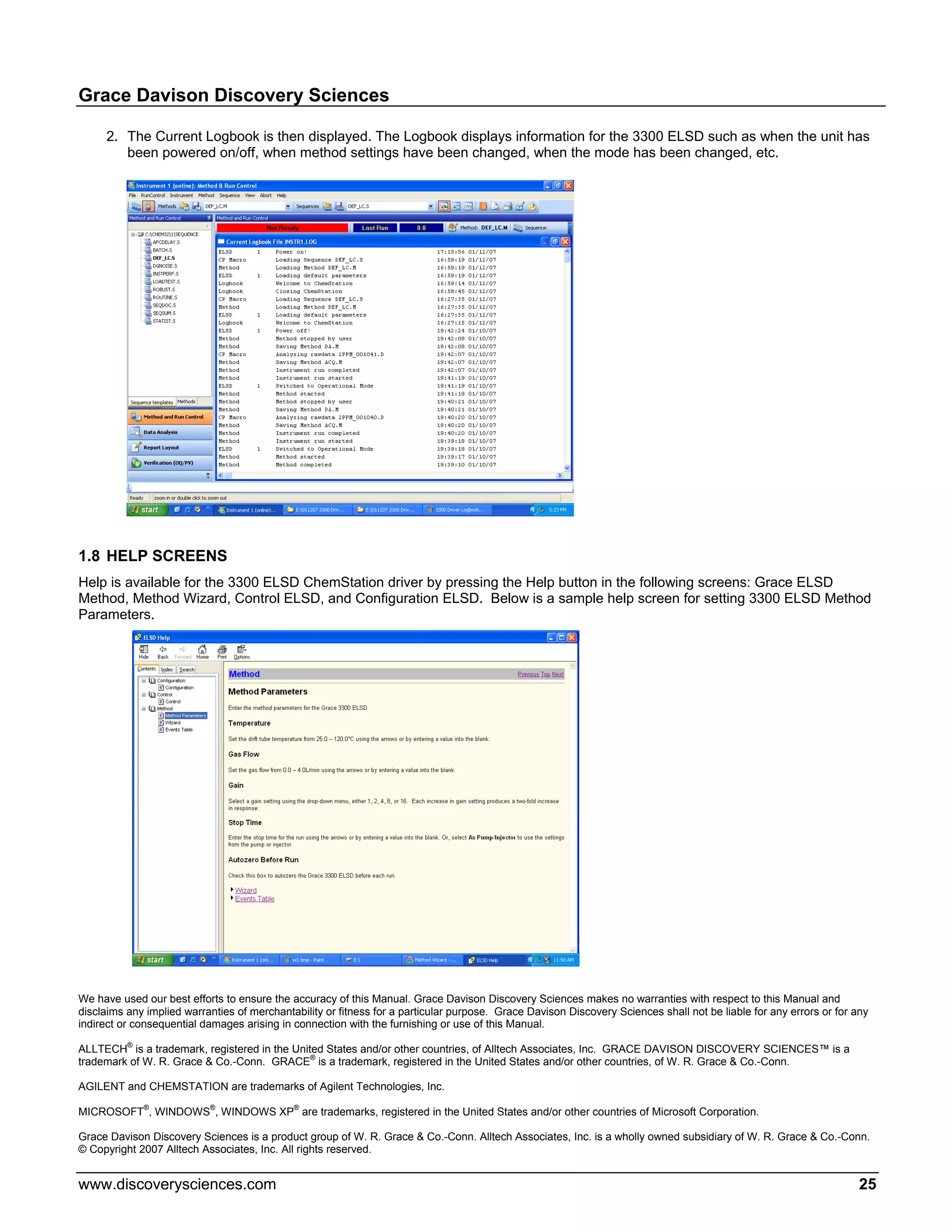 3300 elsd chem station driver instructions | PDF