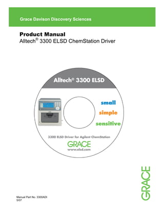 3300 elsd chem station driver instructions | PDF