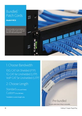 Cablesys Data Center Do It Yourself Cabling System Catalog | PDF