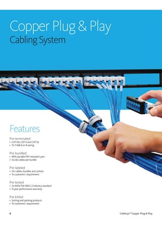 Cablesys Data Center Do It Yourself Cabling System Catalog | PDF