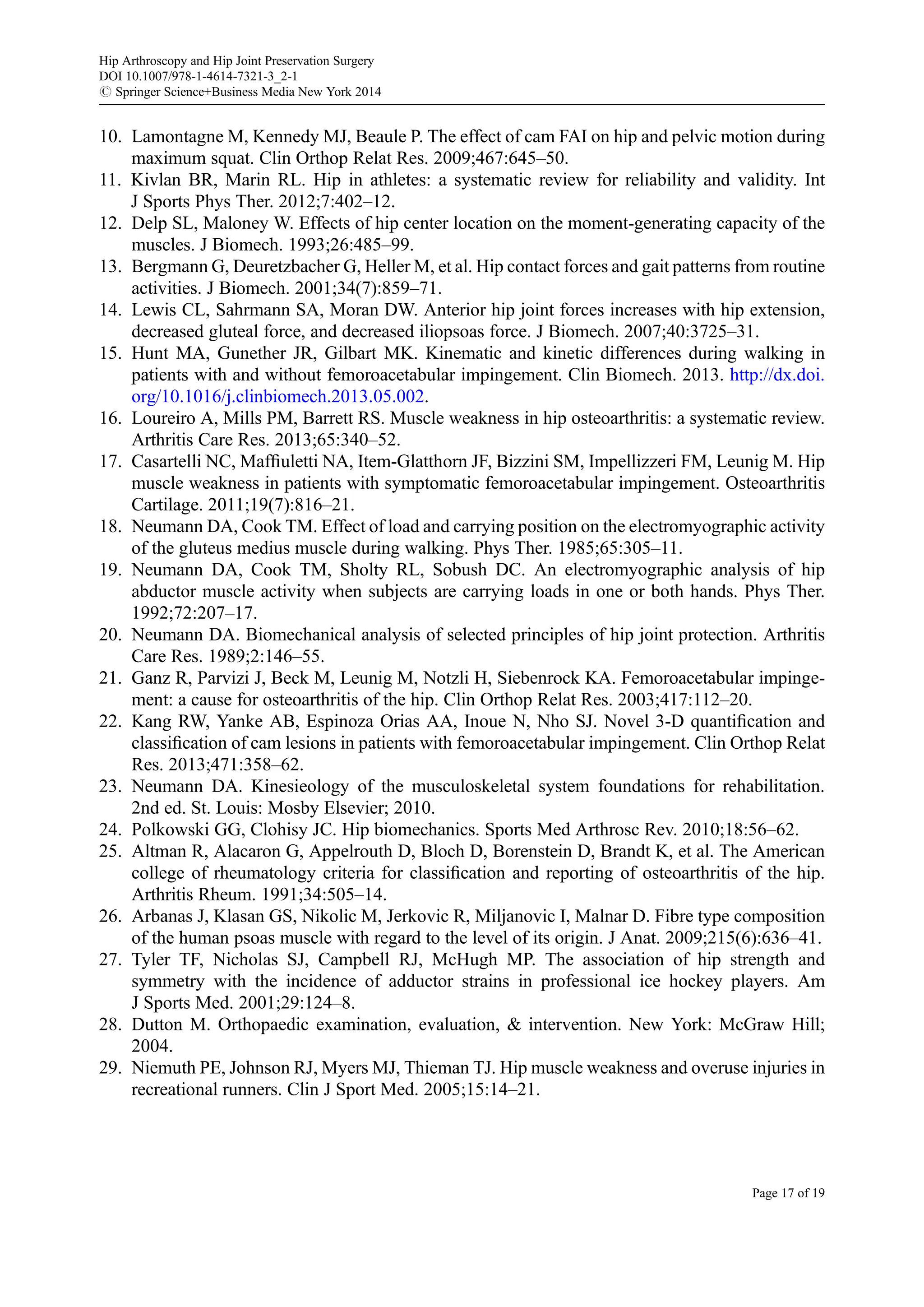 Hip Arthroscopy And Hip Joint Preservation Surgery Shane Nho | PDF