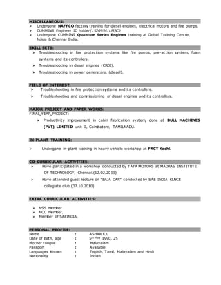 RESUME- ASHAR.K.L new 2page | DOCX