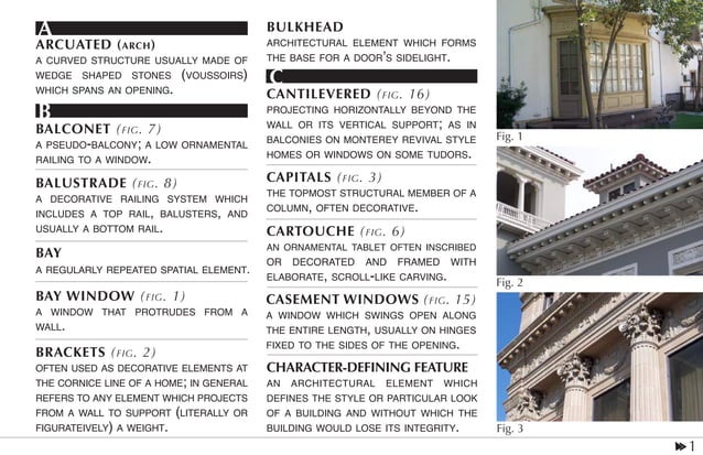 Architectural Terminology for Historic Era Residential Buildings in ...