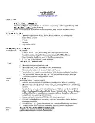 MARCOS SAMPLE2011 | DOC