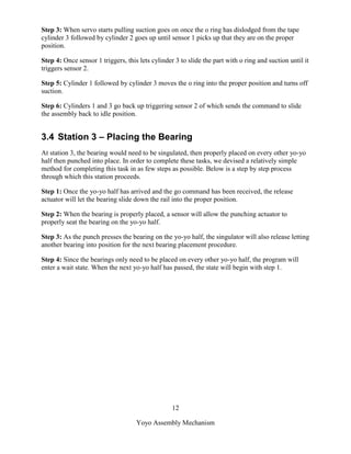 Yo-yo Assembly Machine | PDF