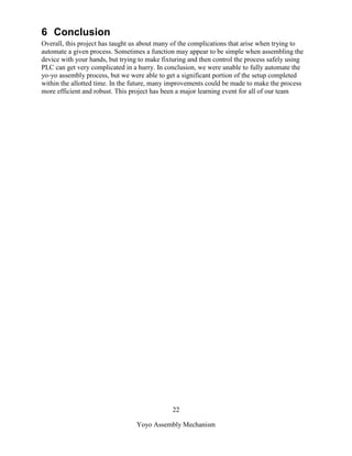 Yo-yo Assembly Machine | PDF