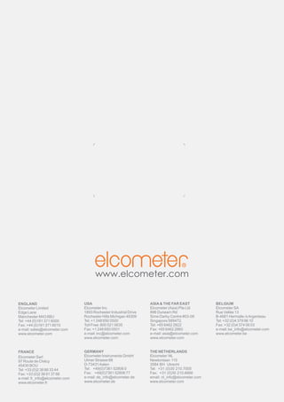 Elcometer holiday detector | PDF | Chemistry | Science