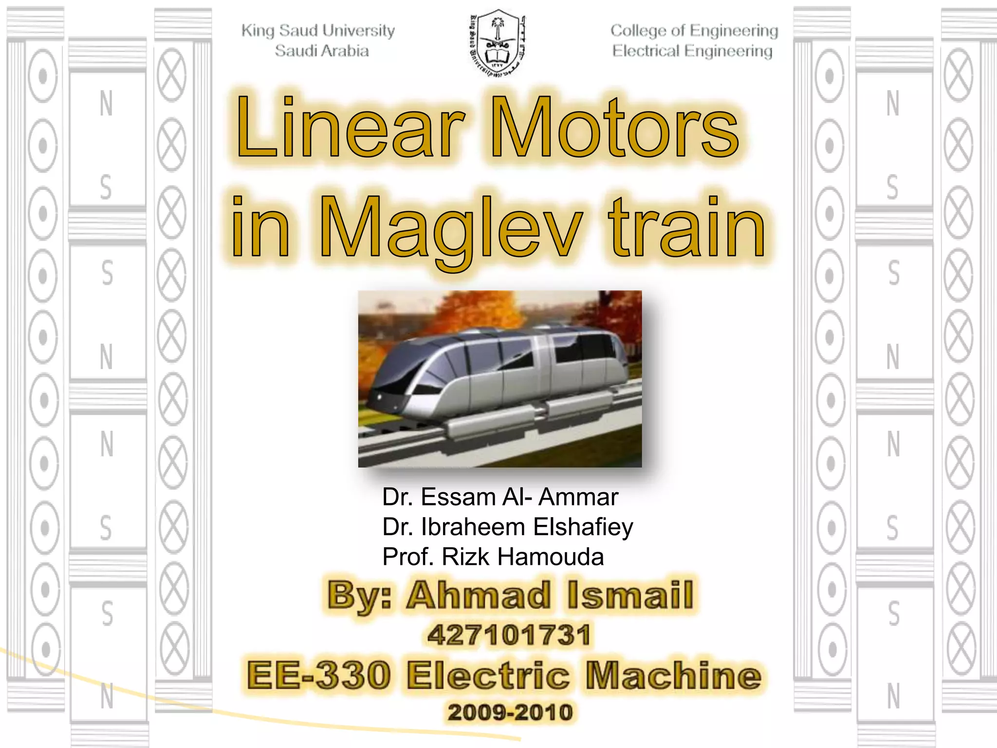 Linear Motor In Maglev Train | PPT | Free Download