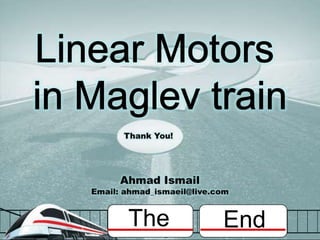 Linear Motor In Maglev Train | PPTX