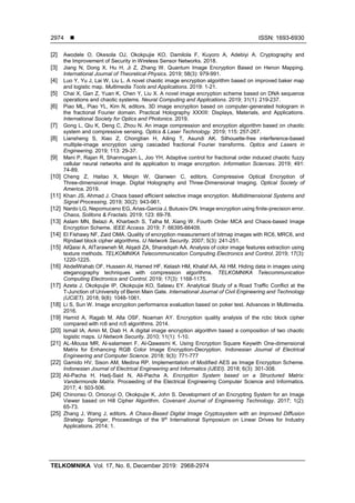 Evaluation of the quality of an image encrytion scheme | PDF