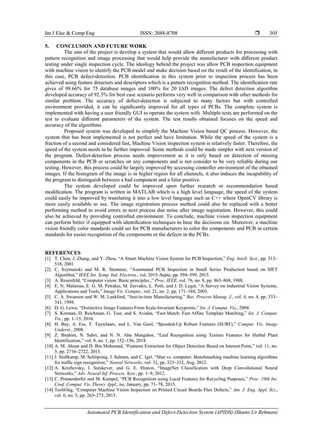 Automated PCB identification and defect-detection system (APIDS) | PDF ...