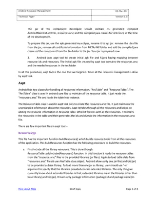 Android Resource Manager | PDF