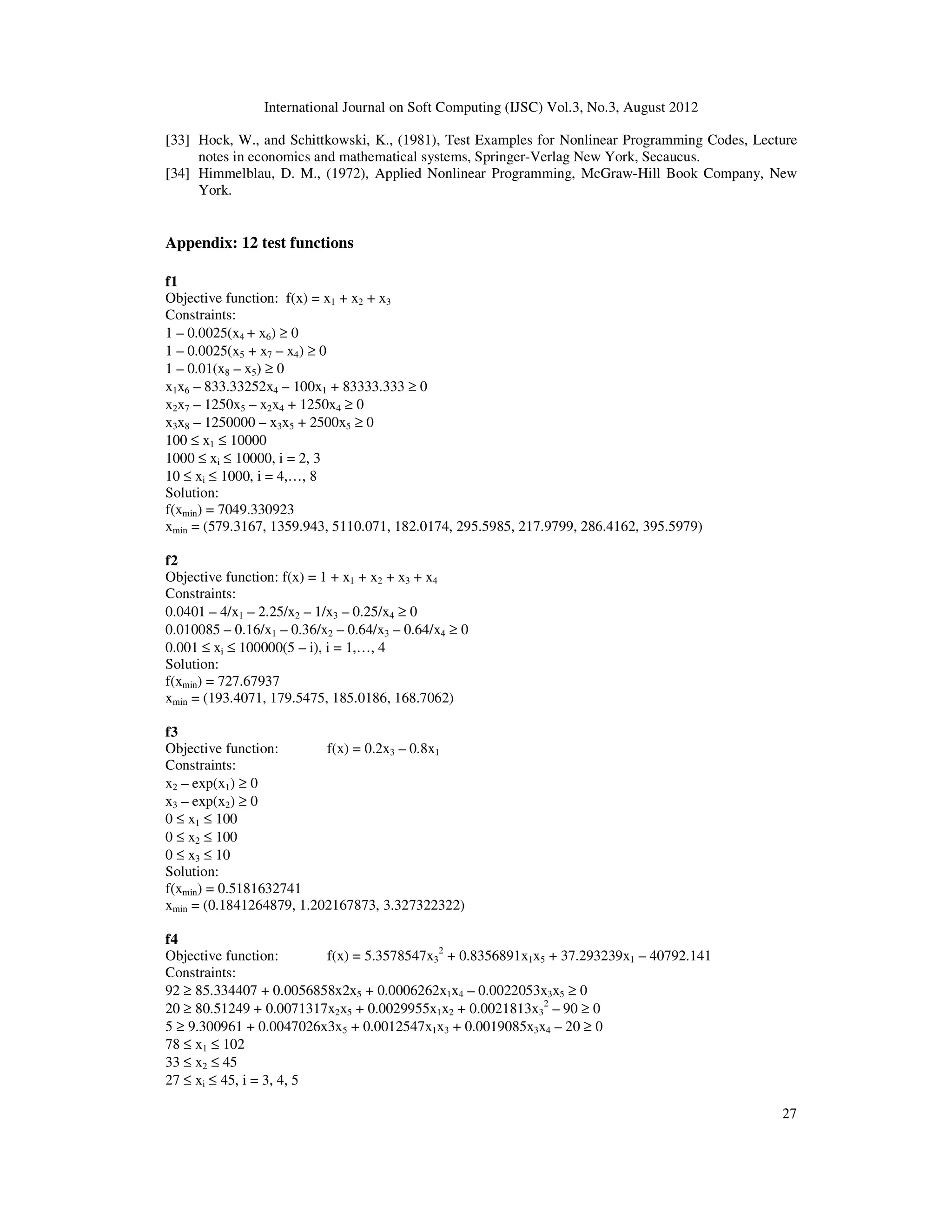 A Comparison Of Particle Swarm Optimization And Differential Evolution Pdf