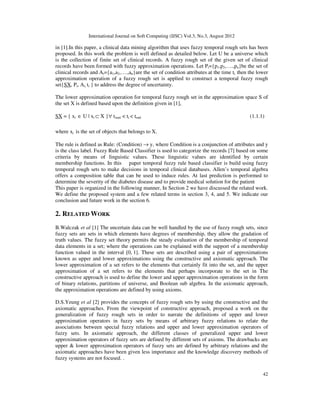 A Rough Set based Fuzzy Inference System for Mining Temporal Medical Databases | PDF