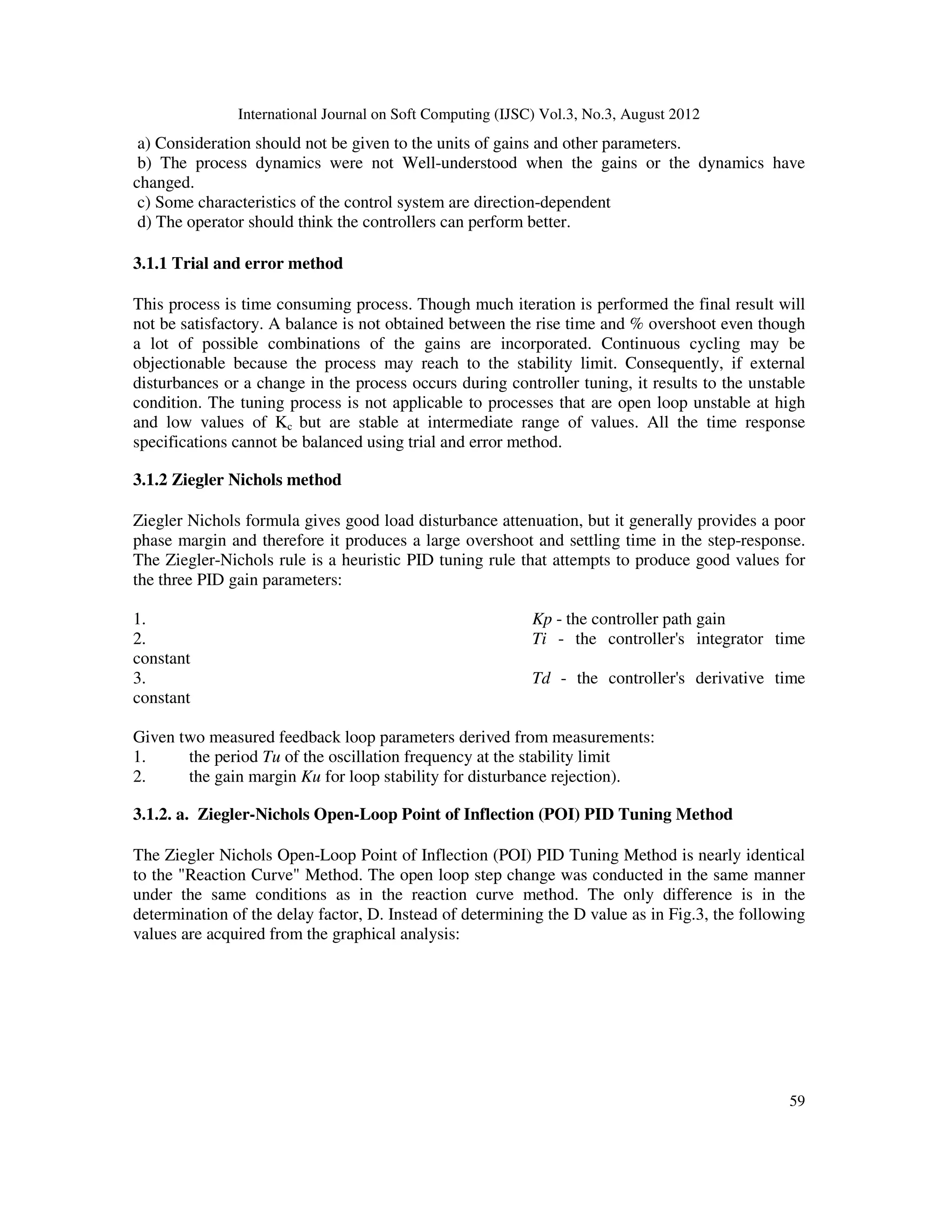 Performance based Comparison between Various Z-N Tuninng PID and Fuzzy Logic PID Controller in ...