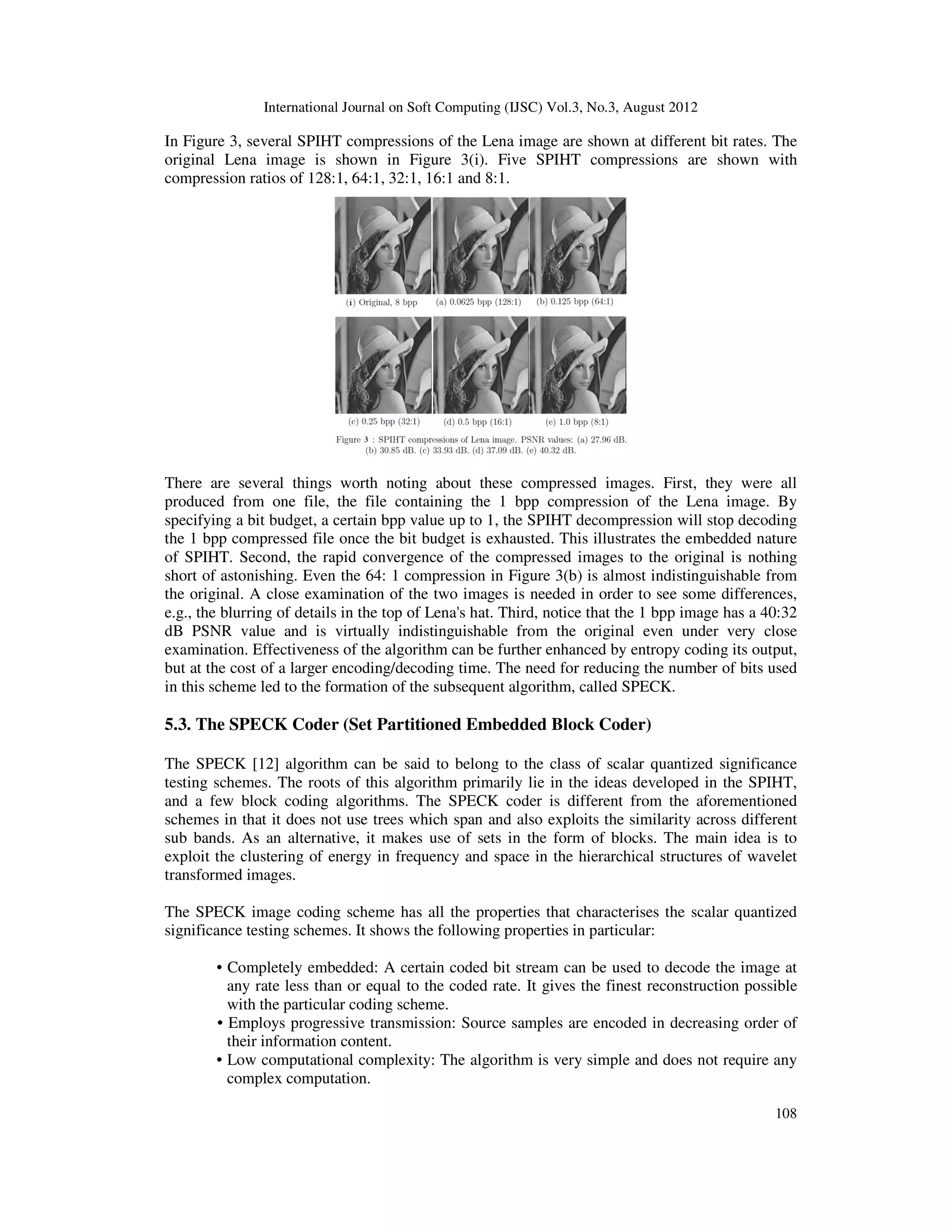 Wavelet Based Image Coding Schemes A Recent Survey Pdf