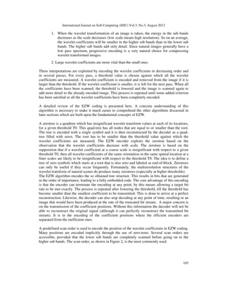 Wavelet based Image Coding Schemes: A Recent Survey | PDF