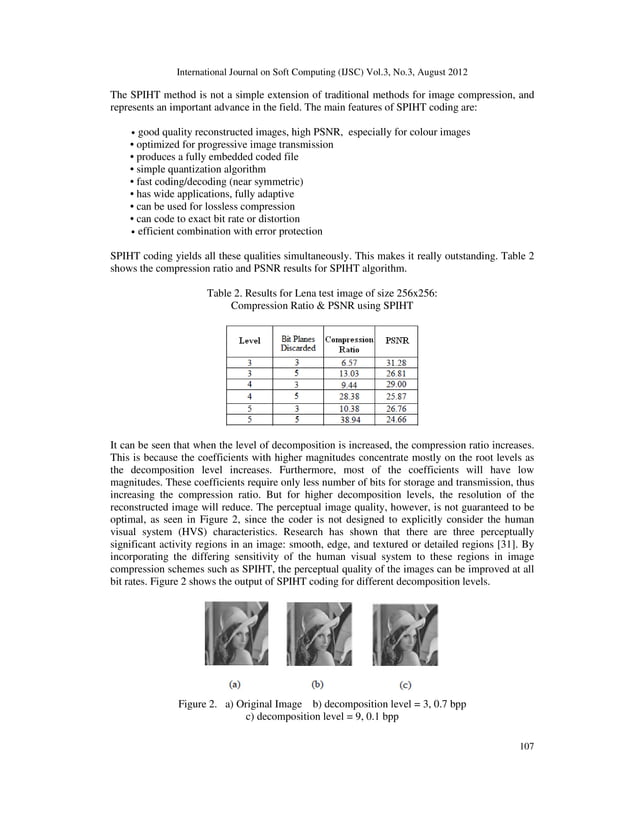 Wavelet Based Image Coding Schemes A Recent Survey Pdf