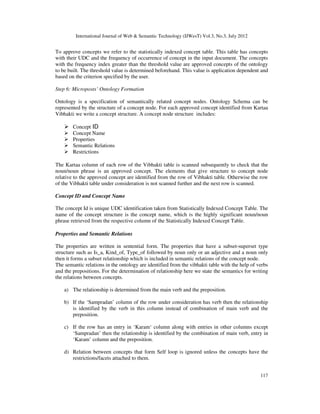 Microposts Ontology Construction Via Concept Extraction | PDF