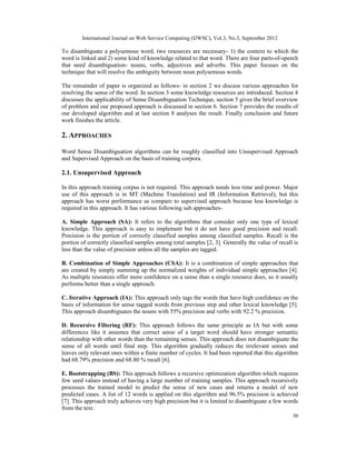 SENSE DISAMBIGUATION TECHNIQUE FOR PROVIDING MORE ACCURATE RESULTS IN ...