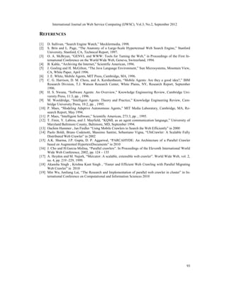 AN EXTENDED MODEL FOR EFFECTIVE MIGRATING PARALLEL WEB CRAWLING WITH DOMAIN SPECIFIC AND ...