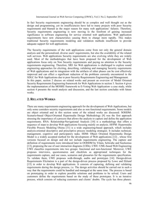 IMPLEMENTATION OF MOSRE FRAMEWORK FOR A WEB APPLICATION - A CASE STUDY | PDF