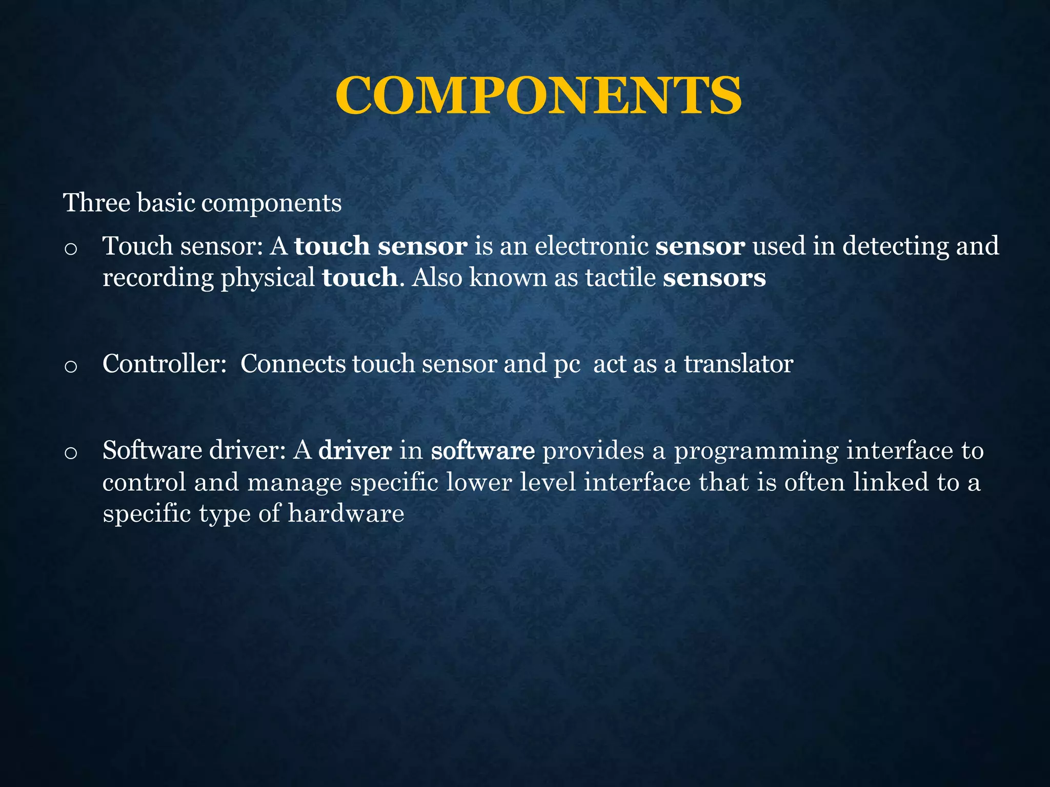 33138_HCI_touch_interfaced_devices.pptx | Operating Systems | Computer Software and Applications