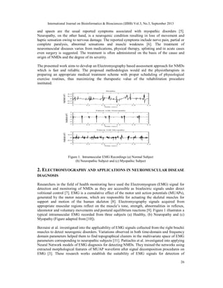 STRATEGY FOR ELECTROMYOGRAPHY BASED DIAGNOSIS OF NEUROMUSCULAR DISEASES FOR ASSISTIVE ...