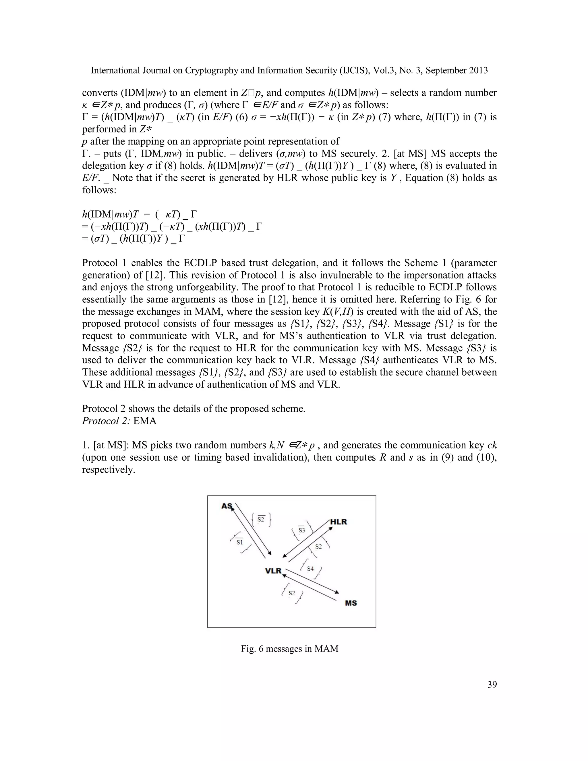 Elliptic Curve Cryptography in Securing Networks by Mobile Authentication | PDF