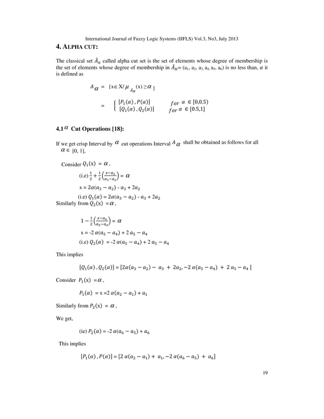 A NEW OPERATION ON HEXAGONAL FUZZY NUMBER | PDF