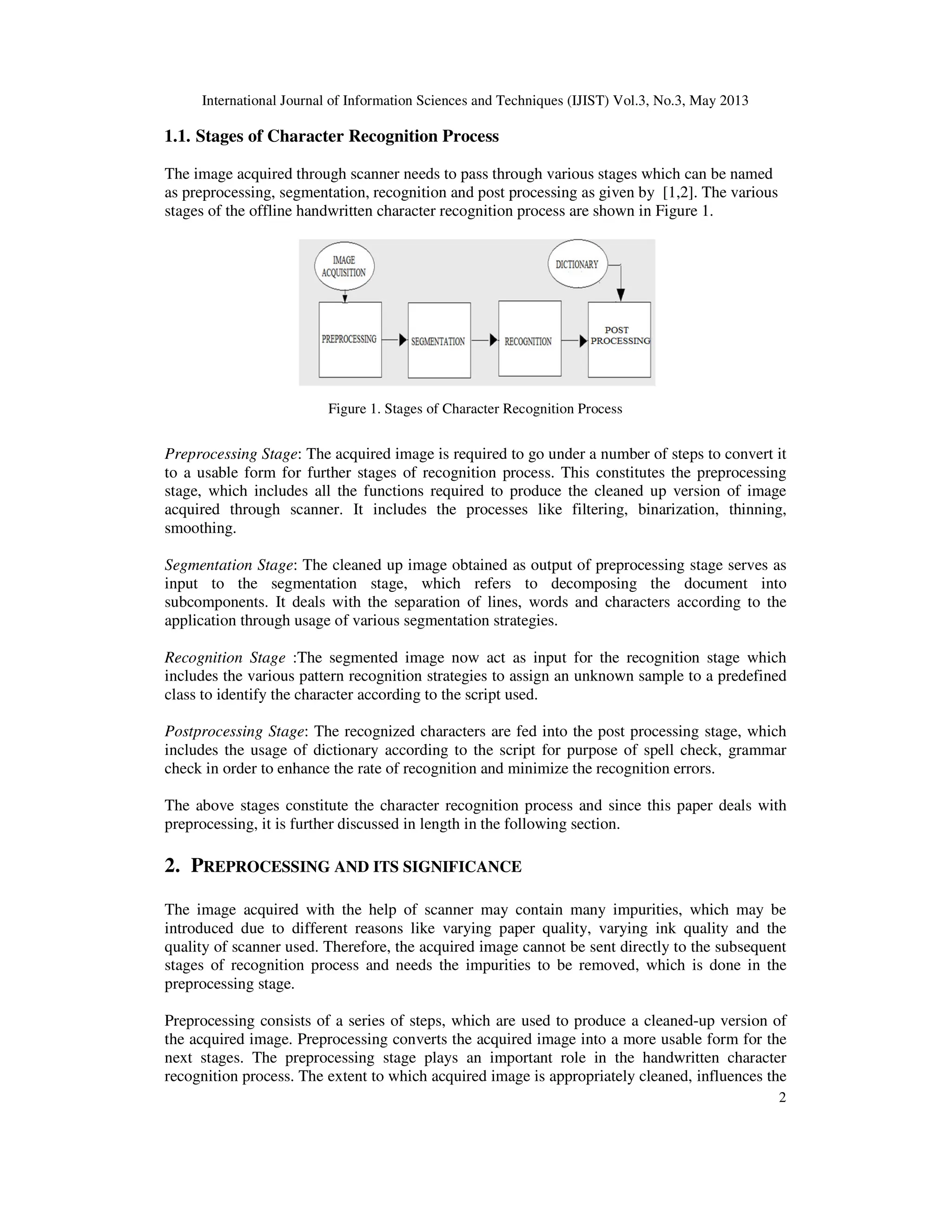 K-ALGORITHM: A MODIFIED TECHNIQUE FOR NOISE REMOVAL IN HANDWRITTEN DOCUMENTS | PDF