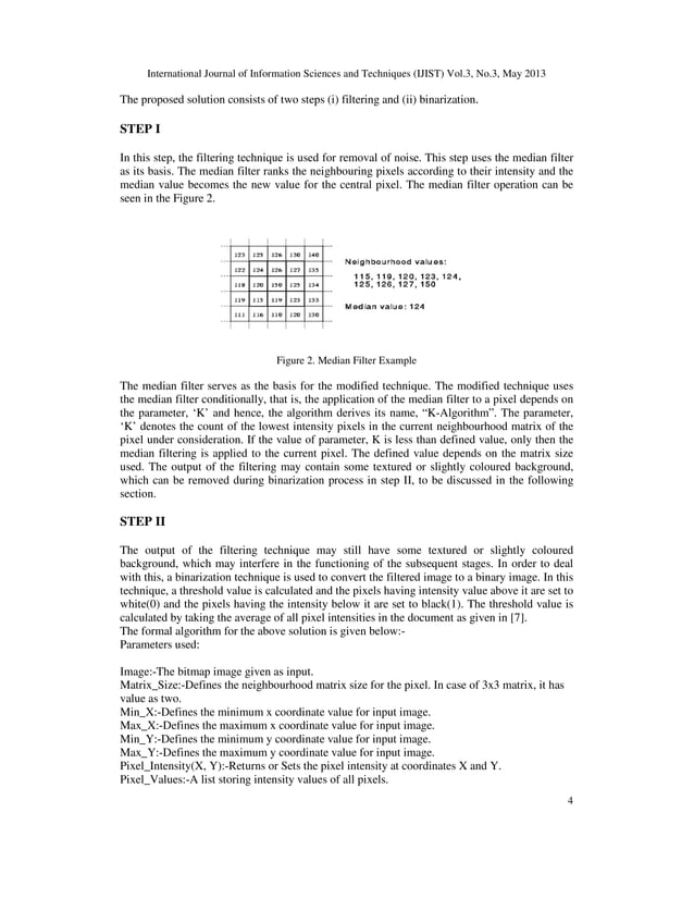 K-ALGORITHM: A MODIFIED TECHNIQUE FOR NOISE REMOVAL IN HANDWRITTEN DOCUMENTS | PDF