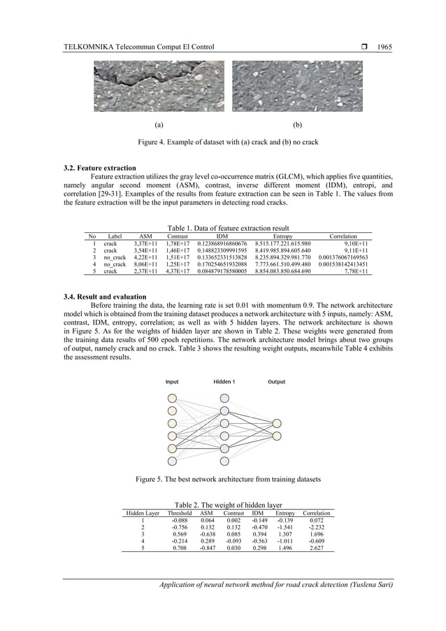 Application of neural network method for road crack detection | PDF