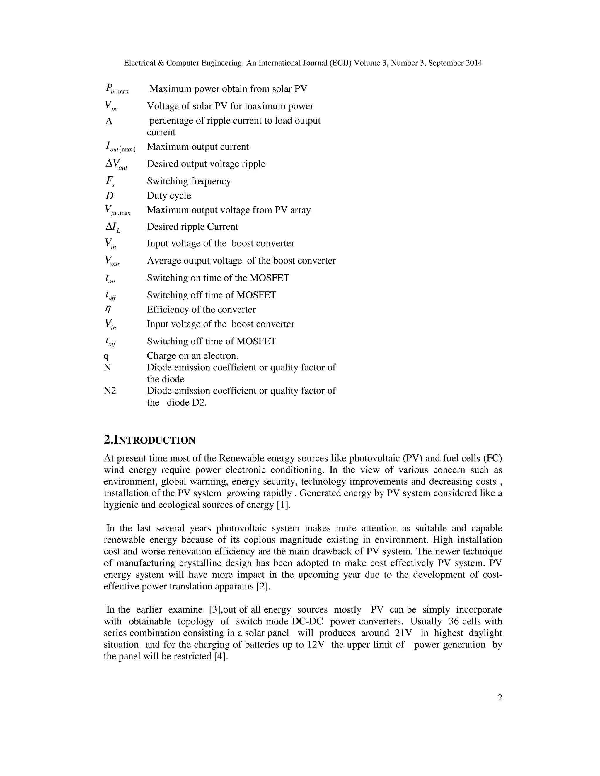PHYSICAL DESIGN AND MODELING OF 25V DC-DC BOOST CONVERTER FOR STAND ALONE SOLAR PV APPLICATION ...