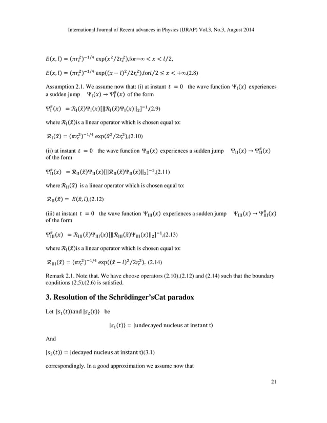 Schrodinger's cat paradox resolution using GRW collapse model | PDF
