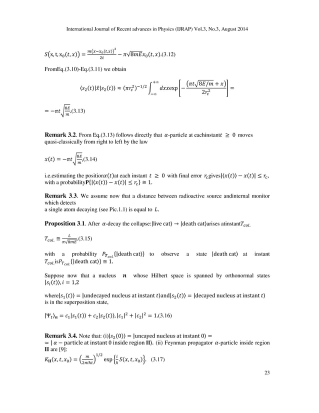 Schrodinger's cat paradox resolution using GRW collapse model | PDF