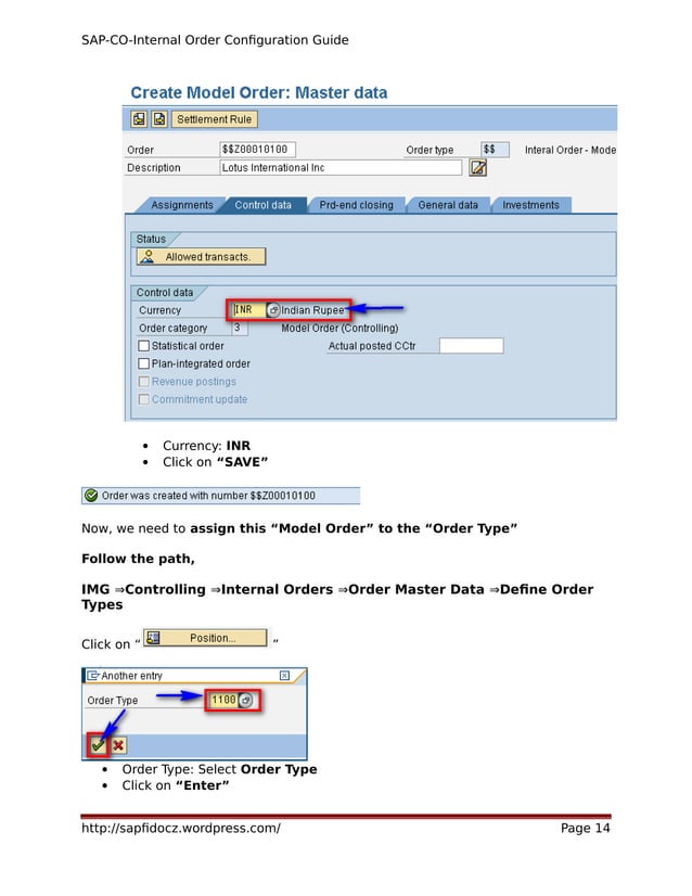 331507492-Sap-Internal-Order.pdf | Computing | Technology & Computing