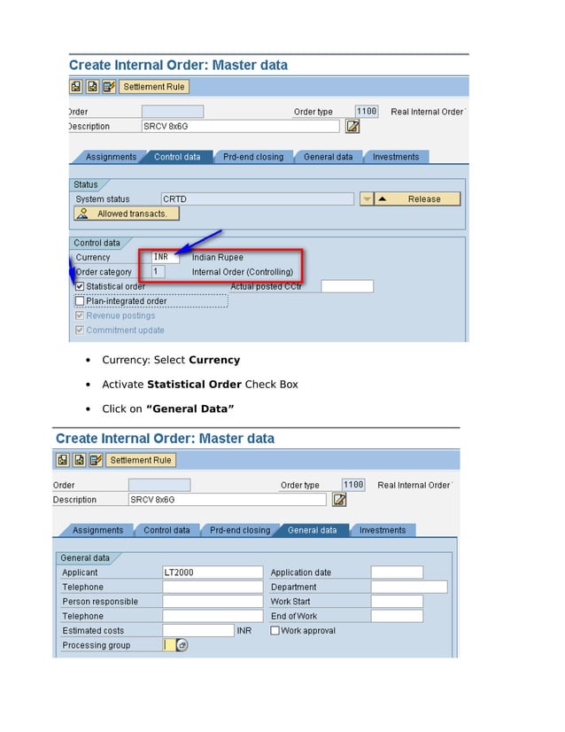 331507492-Sap-Internal-Order.pdf | Computing | Technology & Computing