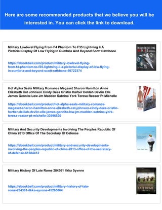 Military Lowflying In The Uk Michael Leek | PDF