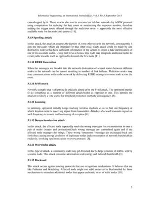 A REVIEW: TRUST, ATTACKS AND SECURITY CHALLENGES IN MANET | PDF