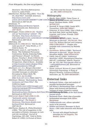 Backmasking | PDF