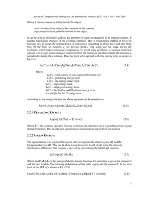 STUDY ANALYSIS ON TEETH SEGMENTATION USING LEVEL SET METHOD | PDF