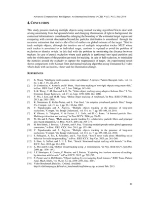 Study Analysis on Tracking Multiple Objects in Presence of Inter Occlusion in Unmanned LC | PDF