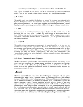 Voice Command System Using Raspberry PI | PDF