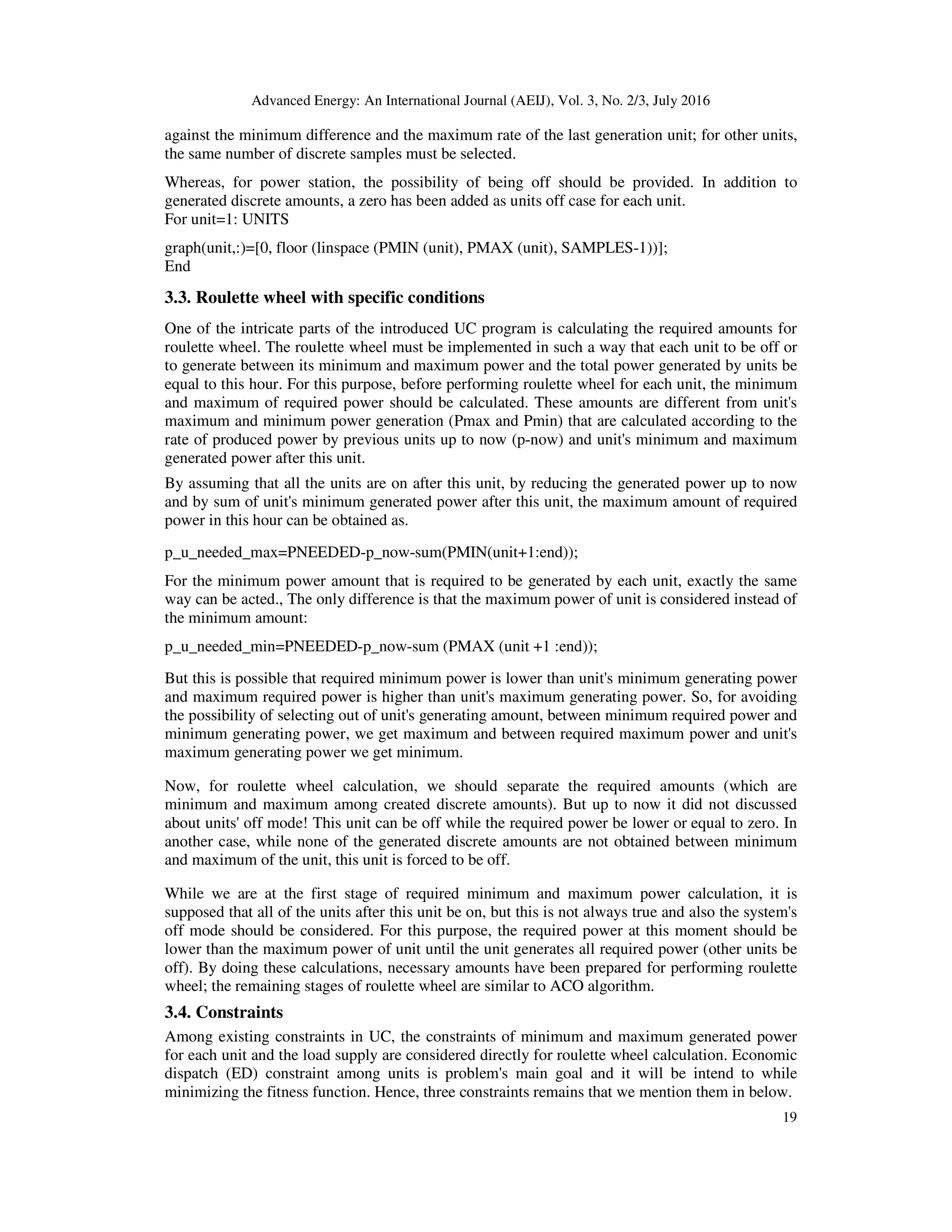 A Modified Ant Colony Algorithm For Solving The Unit Commitment Problem Pdf