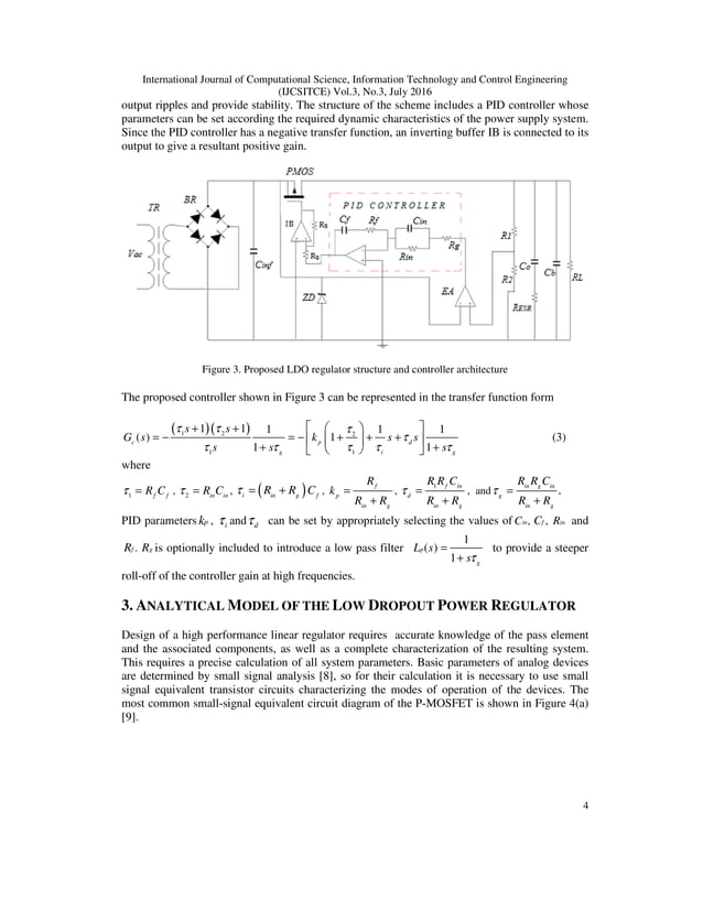 DESIGN OF FAST TRANSIENT RESPONSE, LOW DROPOUT REGULATOR WITH ENHANCED STEADY STATE ...
