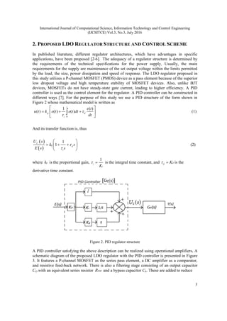 DESIGN OF FAST TRANSIENT RESPONSE, LOW DROPOUT REGULATOR WITH ENHANCED STEADY STATE ...
