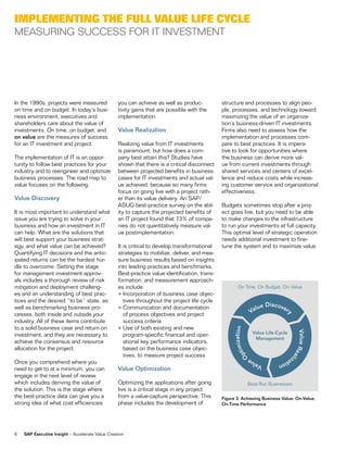 Accelerate Value Creation: The Virtuous Cycle of Using Technology to Maximize Business Value | PDF